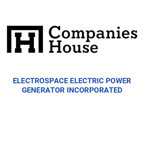 ELECTROSPACE ELECTRIC POWER GENERATOR INCORPORATED | Companies House ...