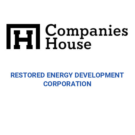 RESTORED ENERGY DEVELOPMENT CORPORATION | Companies House Registry Search