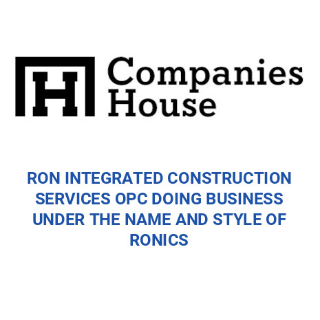 RON INTEGRATED CONSTRUCTION SERVICES OPC DOING BUSINESS UNDER THE NAME ...
