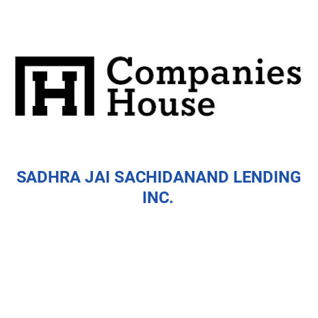 SADHRA JAI SACHIDANAND LENDING INC. | Companies House Registry Search