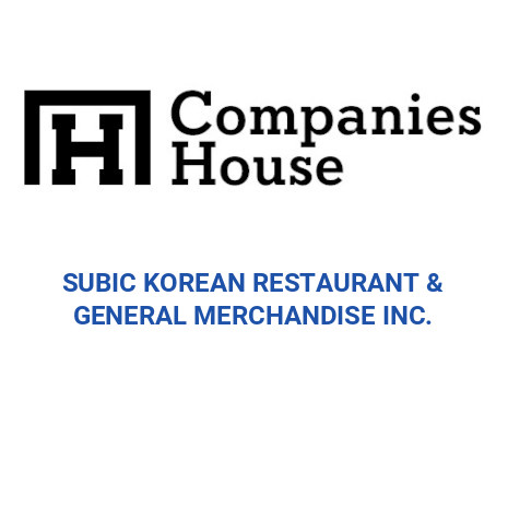 SUBIC KOREAN RESTAURANT & GENERAL MERCHANDISE INC. | Companies House ...
